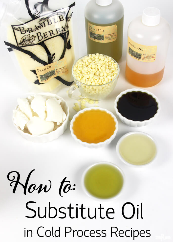How to Substitute Oil in Cold Process Recipes – Soap Queen