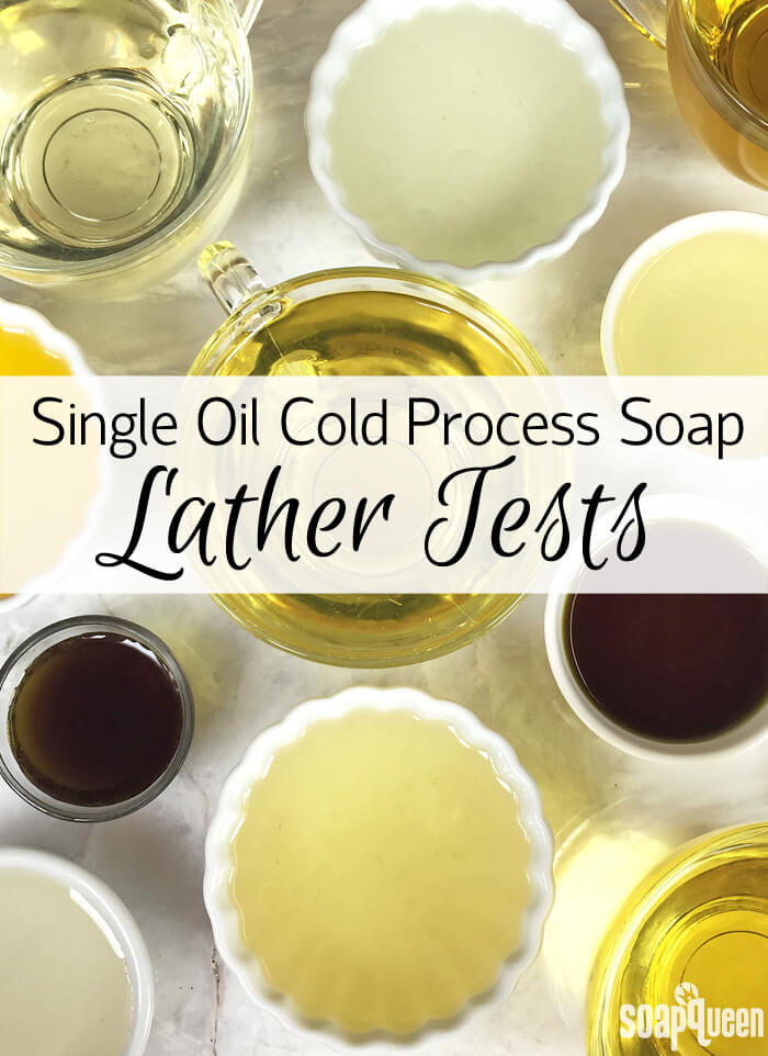 Single Oil Cold Process Soap Lather Tests – Soap Queen