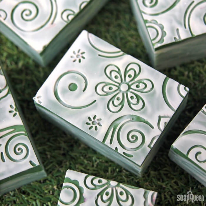 Bamboo Mint Impression Cold Process Soap Tutorial – Soap Queen
