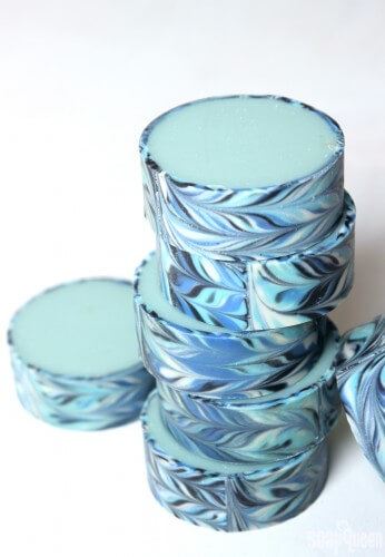 Blue Rimmed Cold Process Soap Tutorial - Soap Queen
