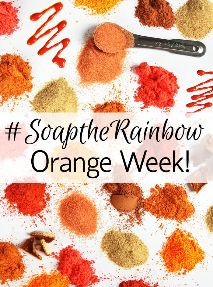 #SoaptheRainbow Orange Week & Inspiration – Soap Queen