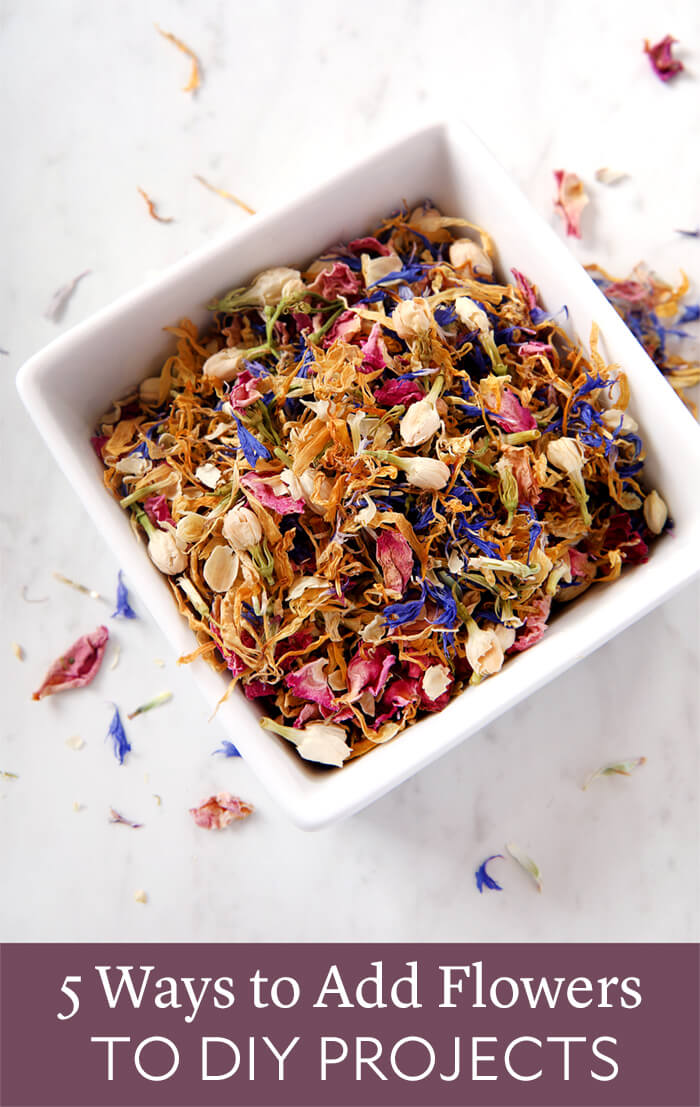 5 Ways to Add Flowers to DIY Projects – Soap Queen